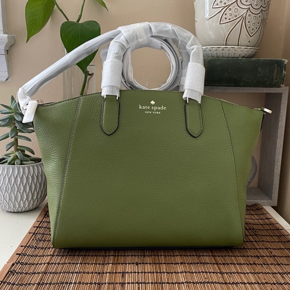 kate spade | Bags | Kate Spade Parker Medium Satchel Green | Poshmark